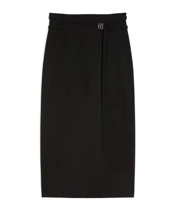 Sportmax Belt Midi Skirt