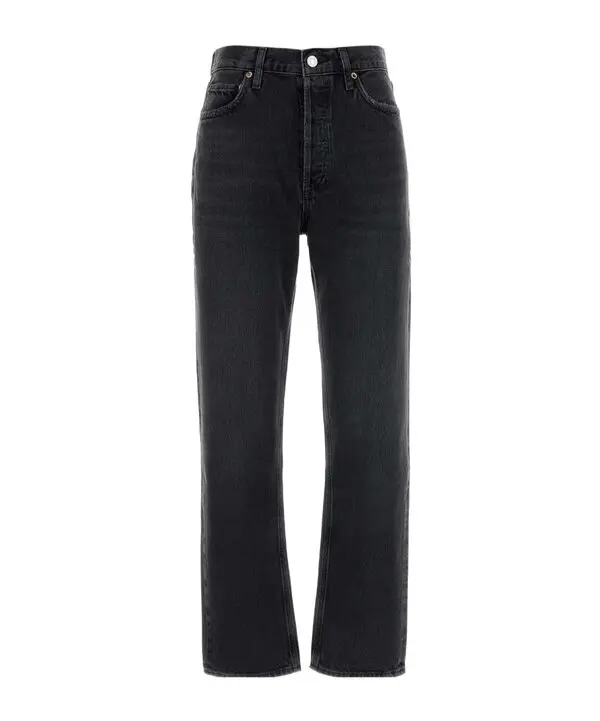 AGOLDE Denim Trousers With Belt Loops