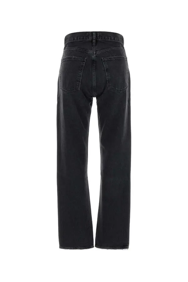 AGOLDE Denim Trousers With Belt Loops