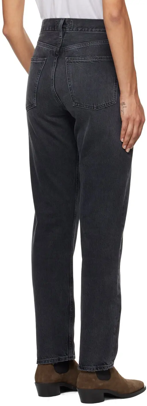 AGOLDE Denim Trousers With Belt Loops