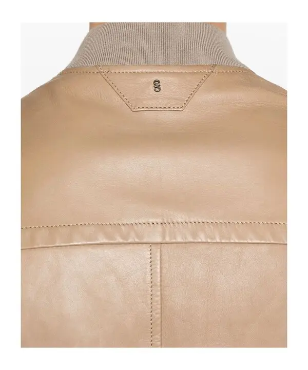 SALVATORE SANTORO Long-sleeved Leather Jacket