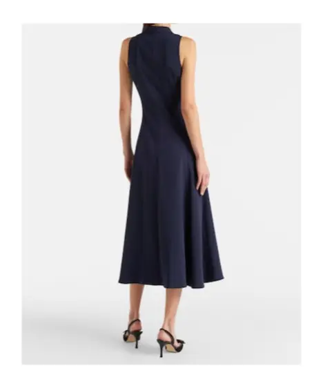 Ralph Lauren Alecia Cotton-blend Midi Dress