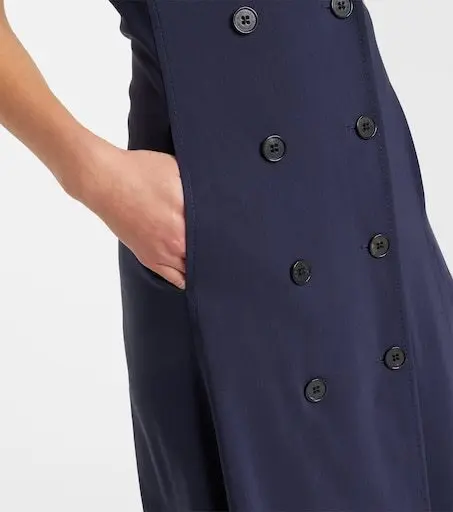 Ralph Lauren Alecia Cotton-blend Midi Dress