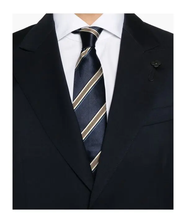 LARDINI Single-breasted Patch-pocket Blazer