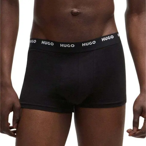 Hugo Boss Logo Waistbands Five-pack Of Trunks
