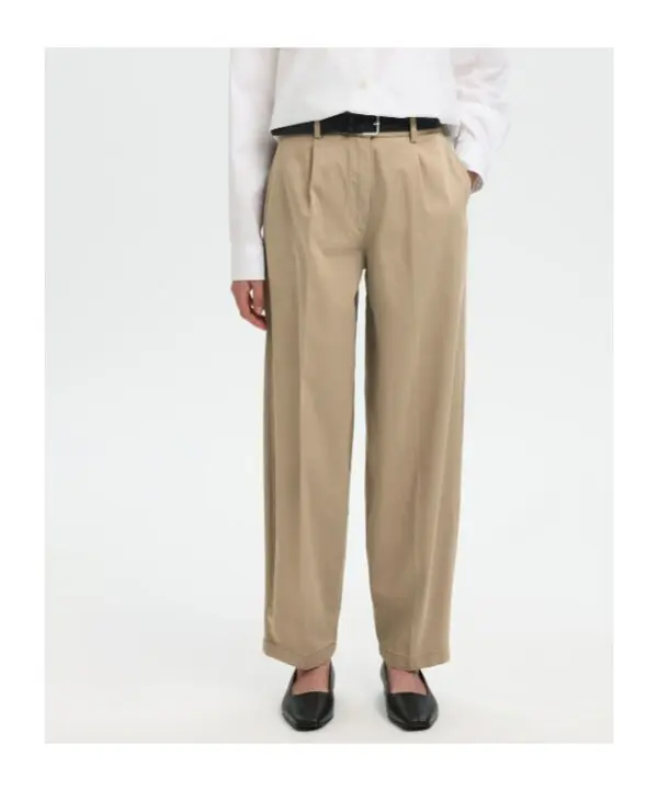 SELECTED Pleated Tailored Trousers