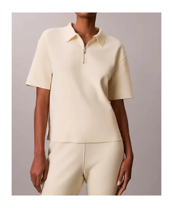 Calvin Klein Half Zip Polo T-shirt