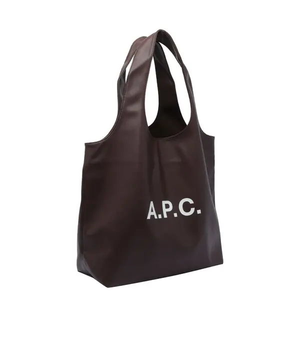 A.p.c. Large Ninon Logo-plaque Tote Bag