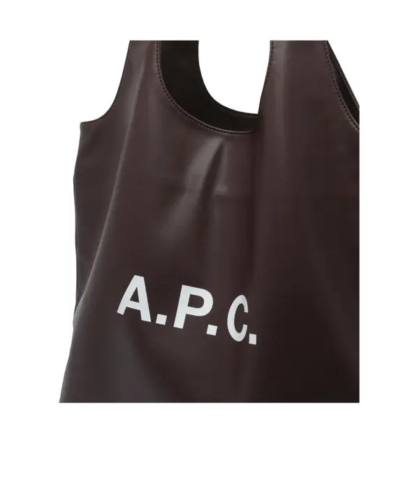 A.p.c. Large Ninon Logo-plaque Tote Bag