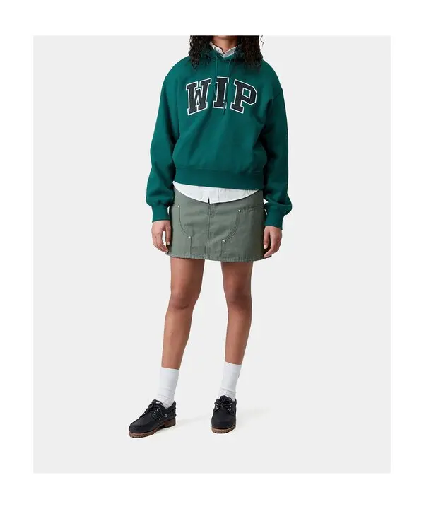 Carhartt Work In Progress Logo Detailed Drawstring Hoodie