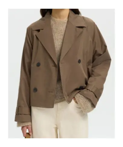 SELECTED Short Trenchcoat