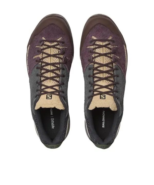 SALOMON X-alp Suede Lace-up Sneakers