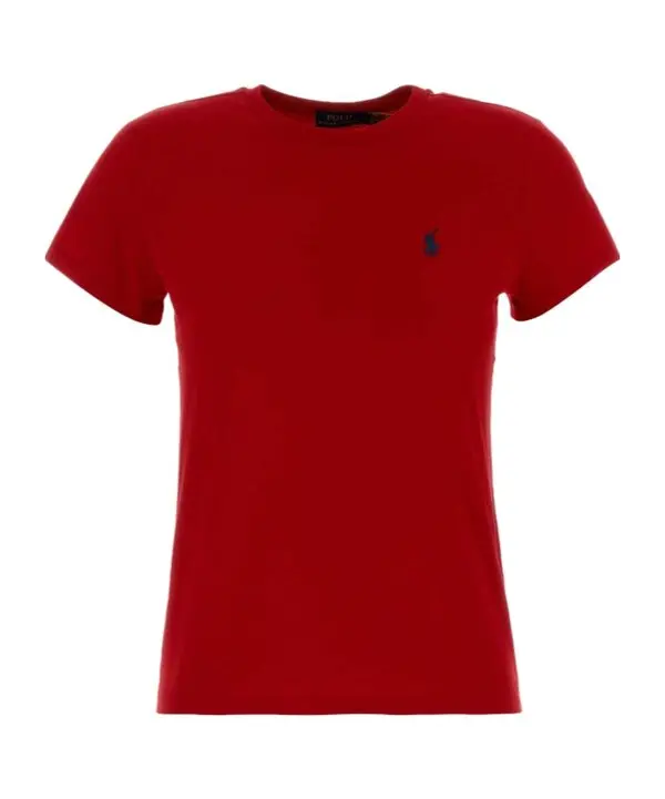 Polo Ralph Lauren Embroidered Crewneck T-shirt - Red