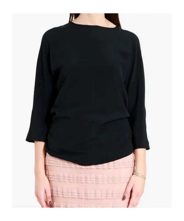 N.21 Crew Neck Three-quarter Sleeve Top