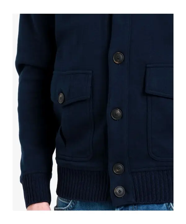 GRAN SASSO Cotton Jacket In With Button Closure