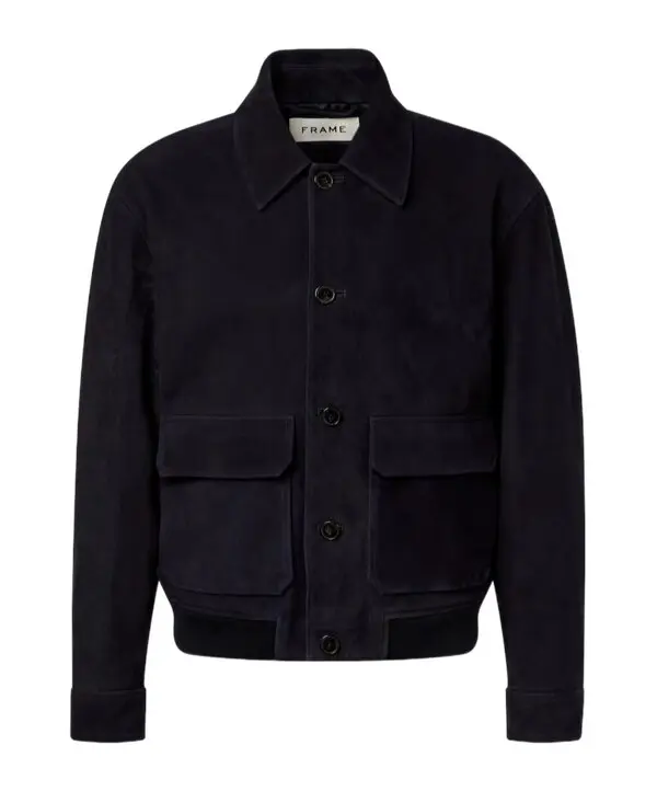 FRAME Suede Blouson Jacket