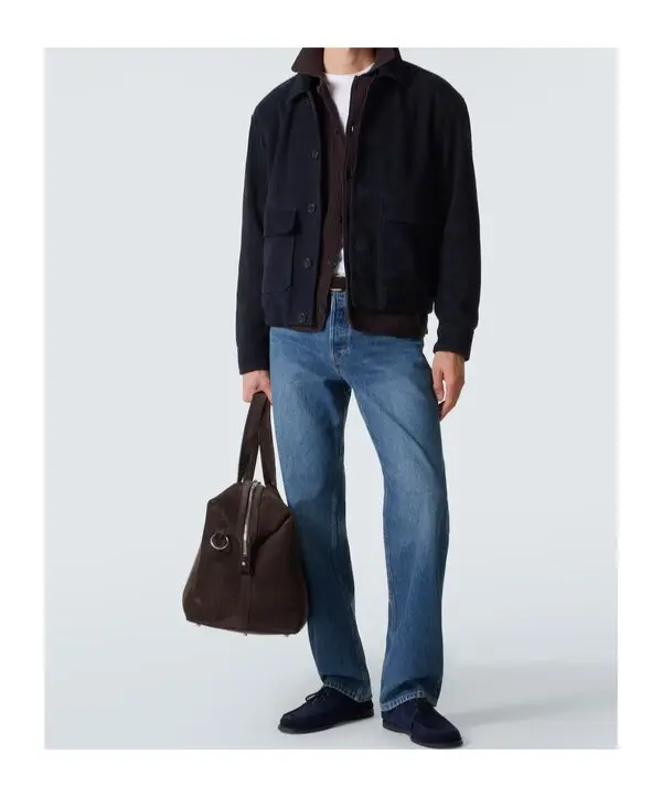 FRAME Suede Blouson Jacket