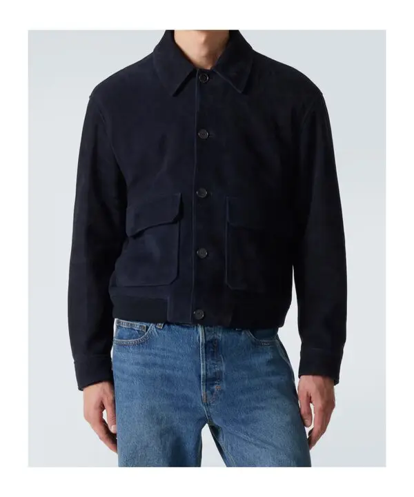 FRAME Suede Blouson Jacket