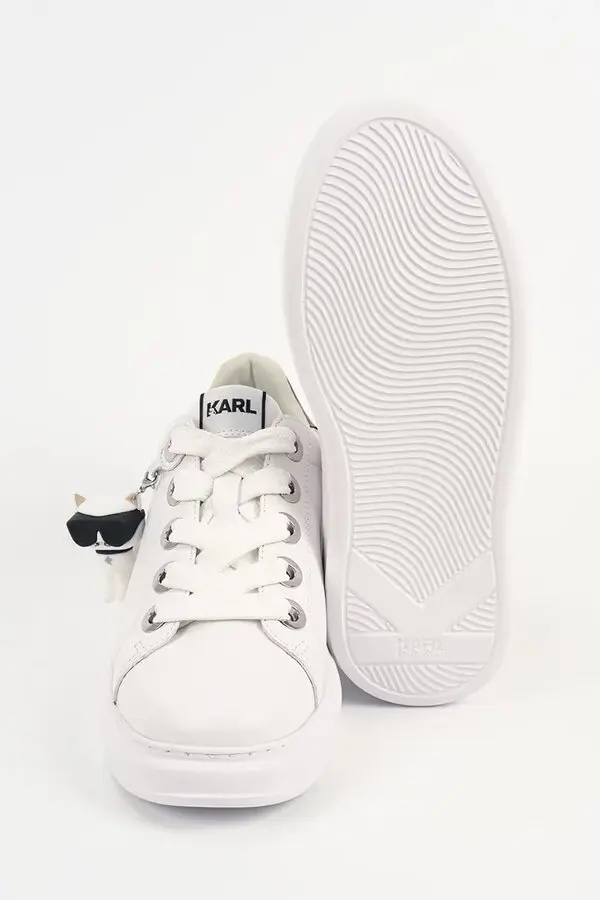 Karl Lagerfeld Sneakersy Skórzane Kapri