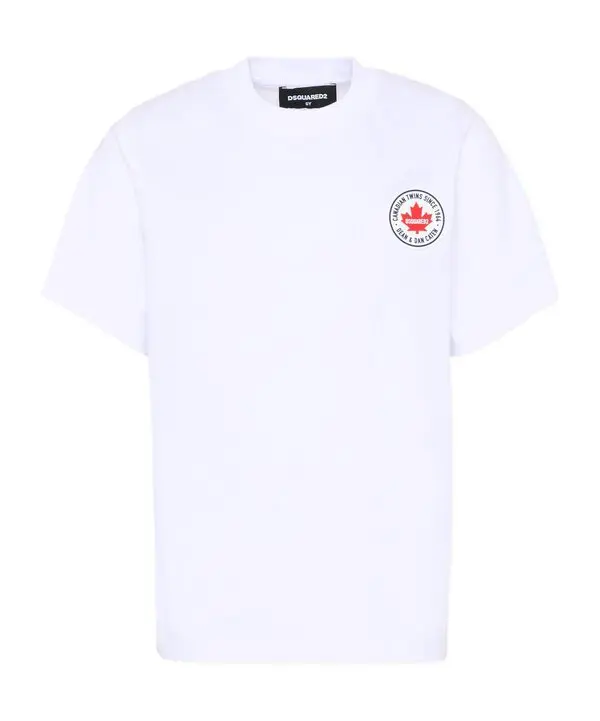 Dsquared2 Short-sleeve Logo-patch T-shirt