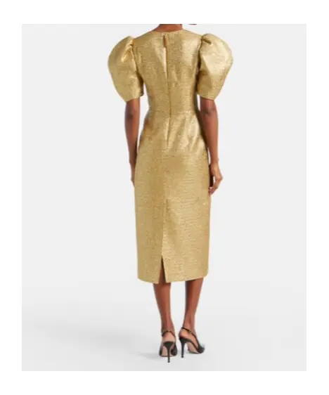 Carolina Herrera Tweed Midi Dress