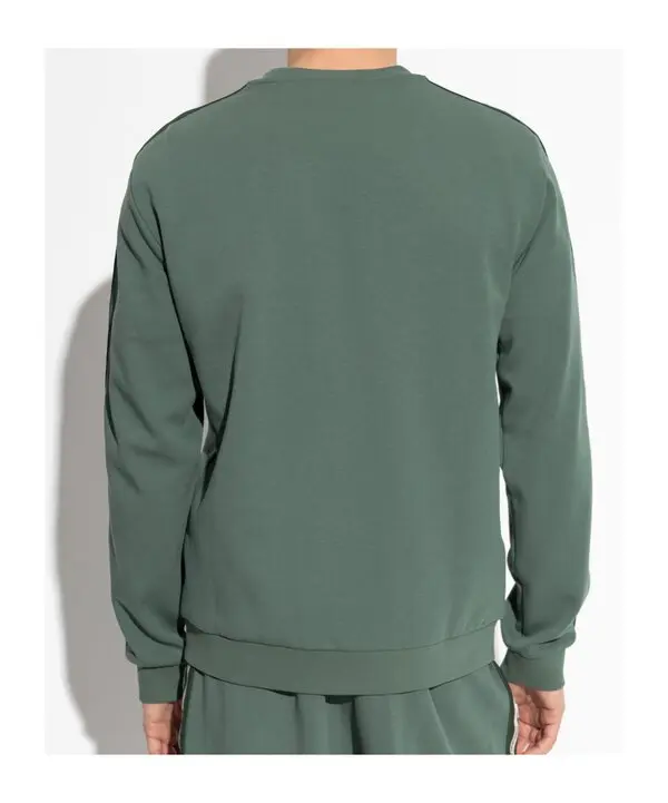 EA7 Logo Patch Crewneck Sweatshirt