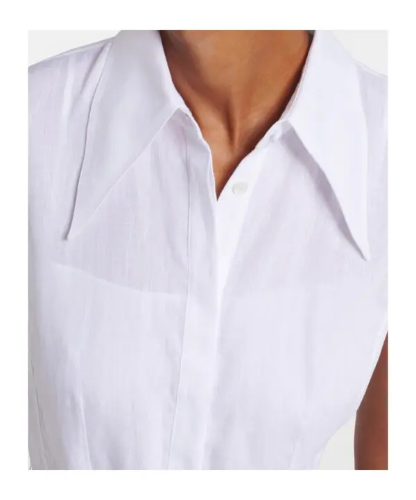 Gabriela Hearst Collared Sleeveless Dress