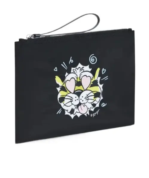 Kenzo Wild Tiger Large Clutch Bag