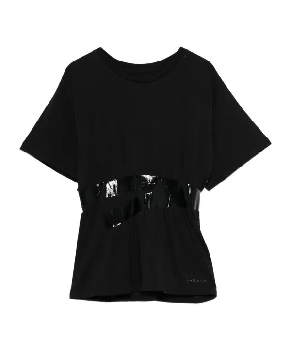 MAISON MARGIELA Tape Embellished T-shirt - Black