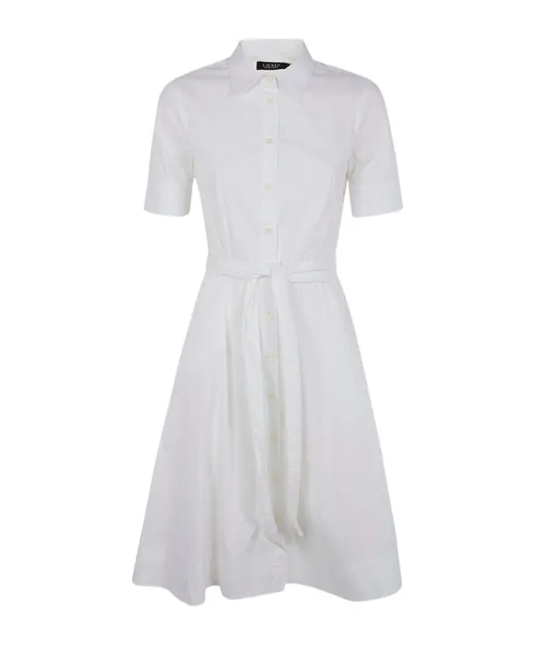 Ralph Lauren Short Sleeved Belted Shirt Dress