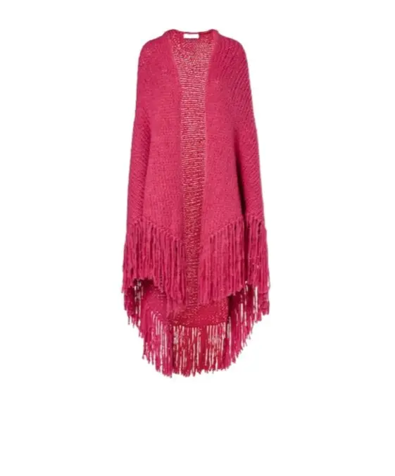 Gabriela Hearst Lauren Fringed Cashmere Shawl - Pink
