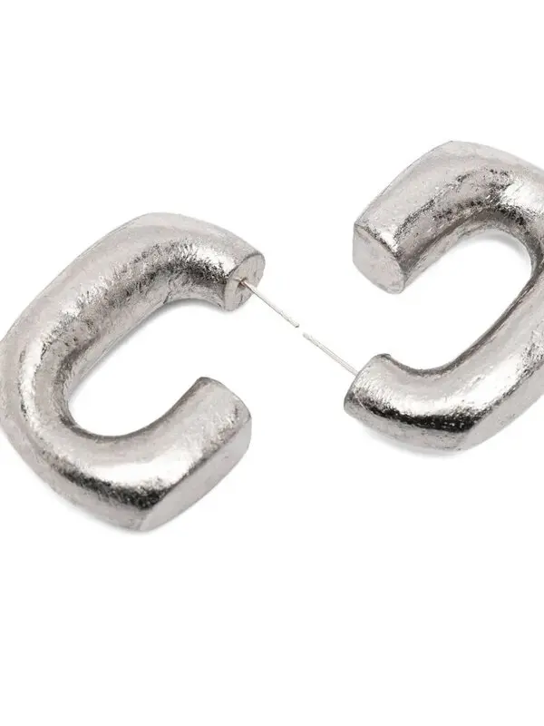 MONIES Anora Hoop Earrings - Gray