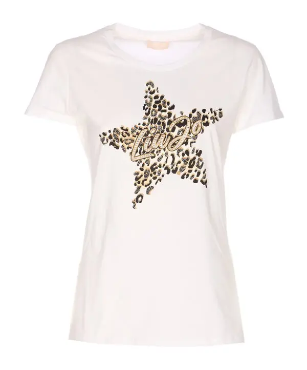 Liu Jo Embellished Logo T-shirt - No