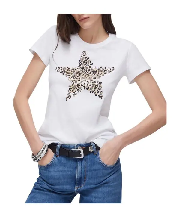 Liu Jo Embellished Logo T-shirt