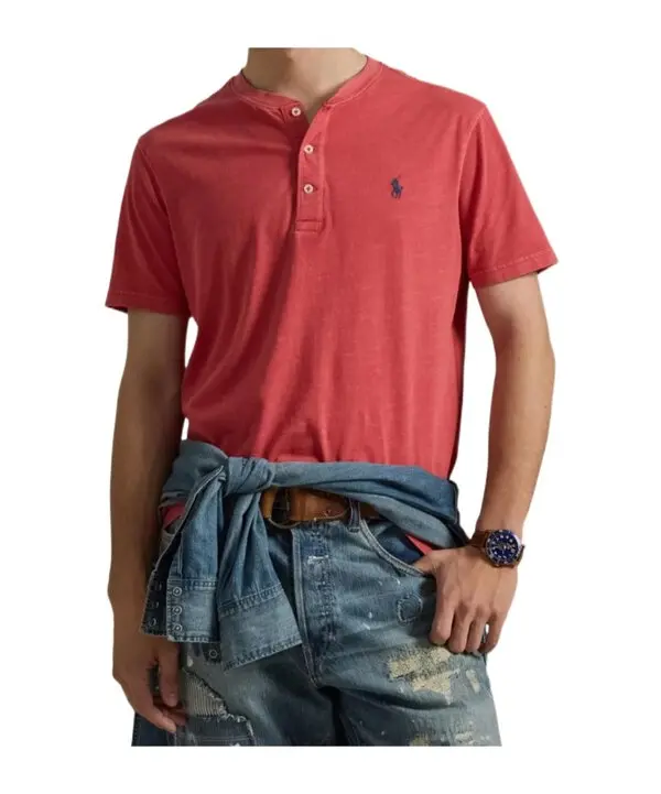 Polo Ralph Lauren Serafina Henley T-shirt - Red