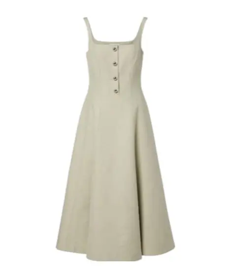 Altuzarra Orrie Cotton-blend Midi Dress