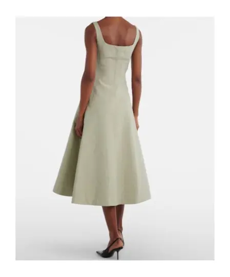 Altuzarra Orrie Cotton-blend Midi Dress