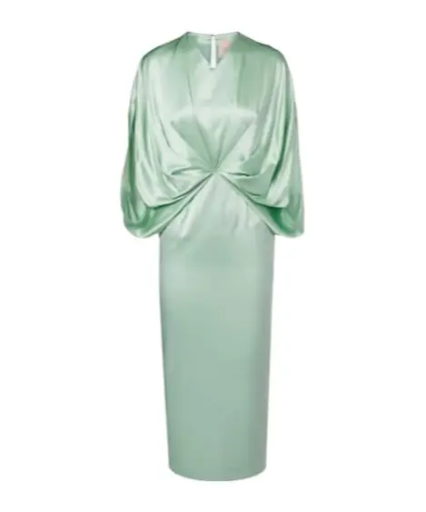 ROKSANDA Tari Gathered Silk Cocktail Dress