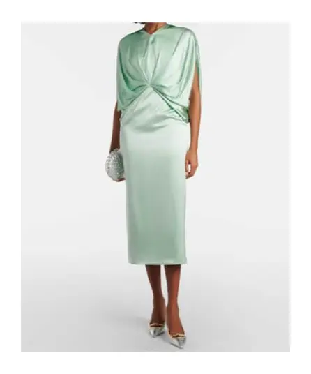 ROKSANDA Tari Gathered Silk Cocktail Dress
