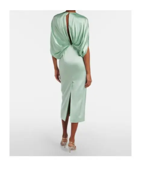 ROKSANDA Tari Gathered Silk Cocktail Dress