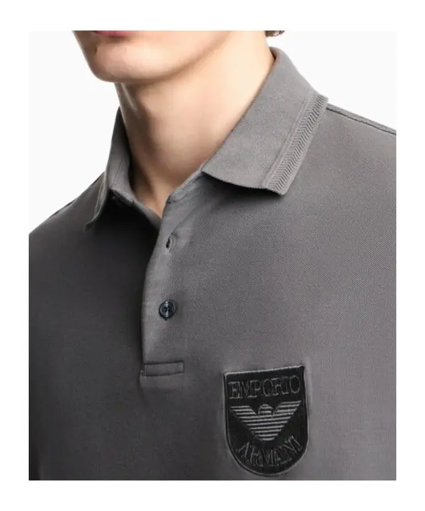 Emporio Armani Embroidered Polo Shirt