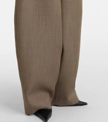 Magda Butrym Wool Barrel-leg Pants