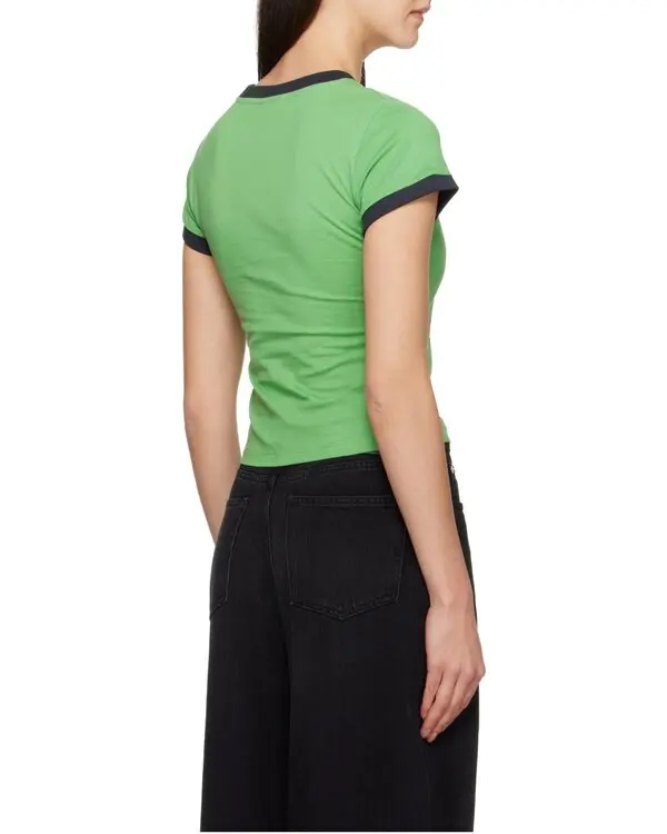GANNI Graphic Printed Crewneck T-shirt