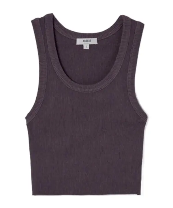 AGOLDE Cropped Tank Top