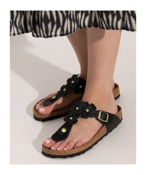 BIRKENSTOCK Gizeh Flowers Toe-post Sandals