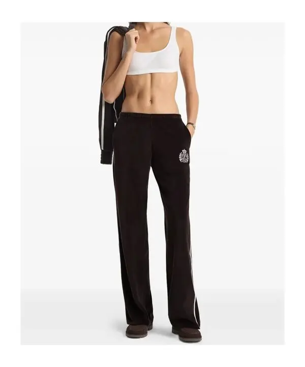 SPORTY  RICH Velour Sweatpant
