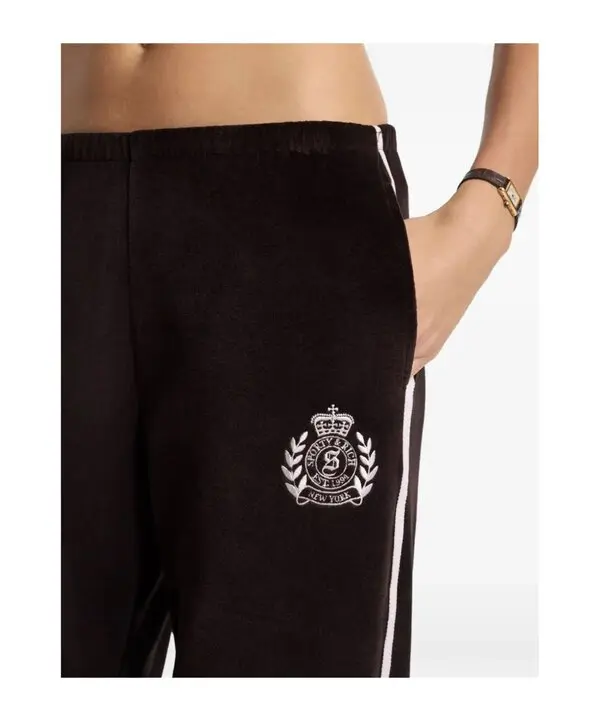 SPORTY  RICH Velour Sweatpant