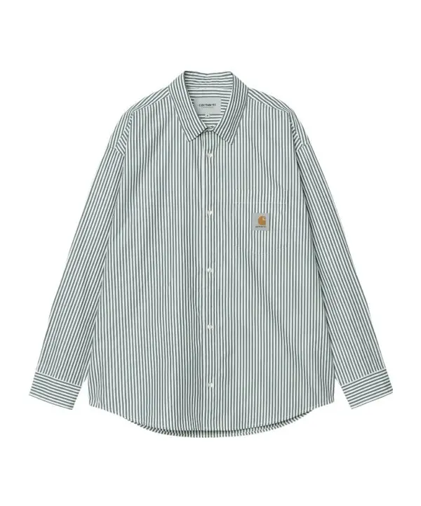 Carhartt Work In Progress Daldry Striped Oversized Shirt - Gray