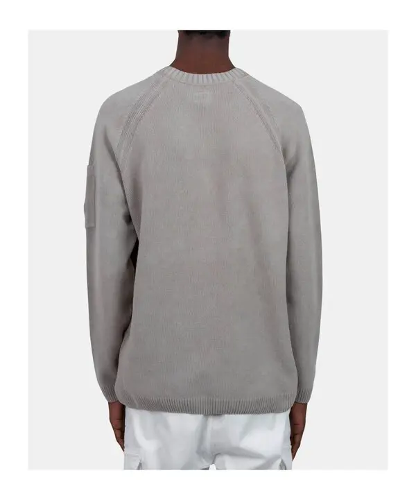 C.P. COMPANY Logo Crew Neck Knit Sweater