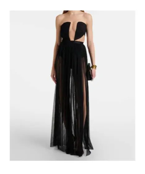 NENSI DOJAKA Semi-sheer Gown